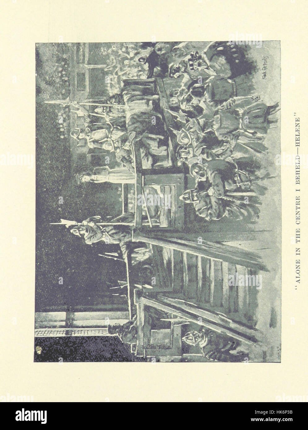 An image from 'The Red Axe', featuring illustrations by Frank Richards ...