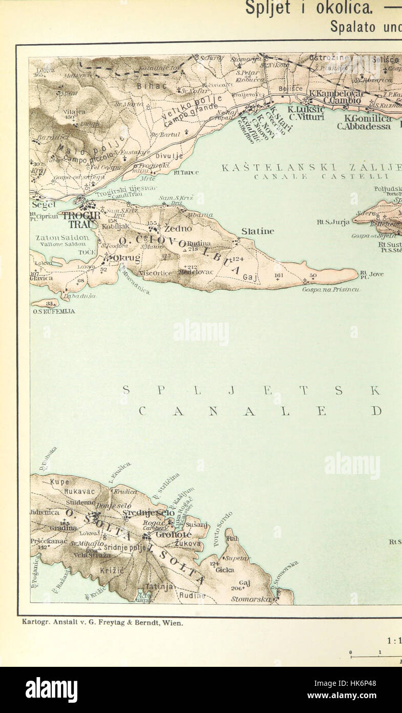 Image from 'Fuhrer durch Dalmatien,' an illustrated travel guide to ...