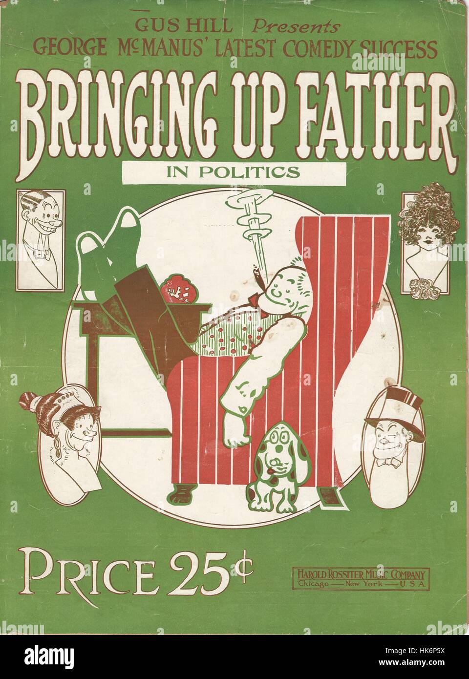 "Bringing Up Father in Politics" 1914 George McManus Vaudeville Musical ...