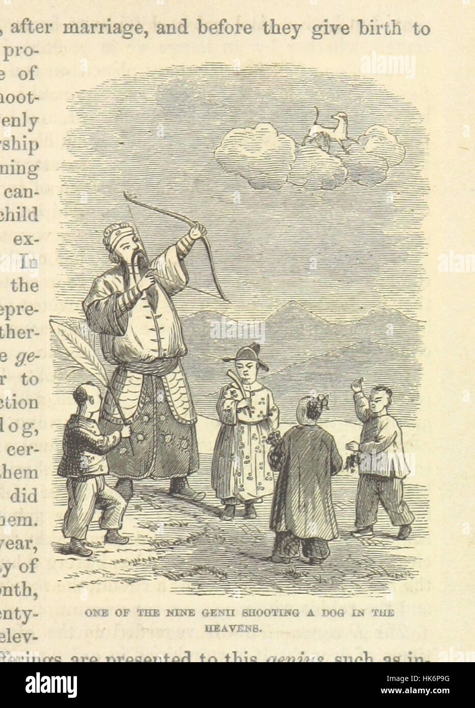 Illustration from 'Social Life of the Chinese', showcasing various ...