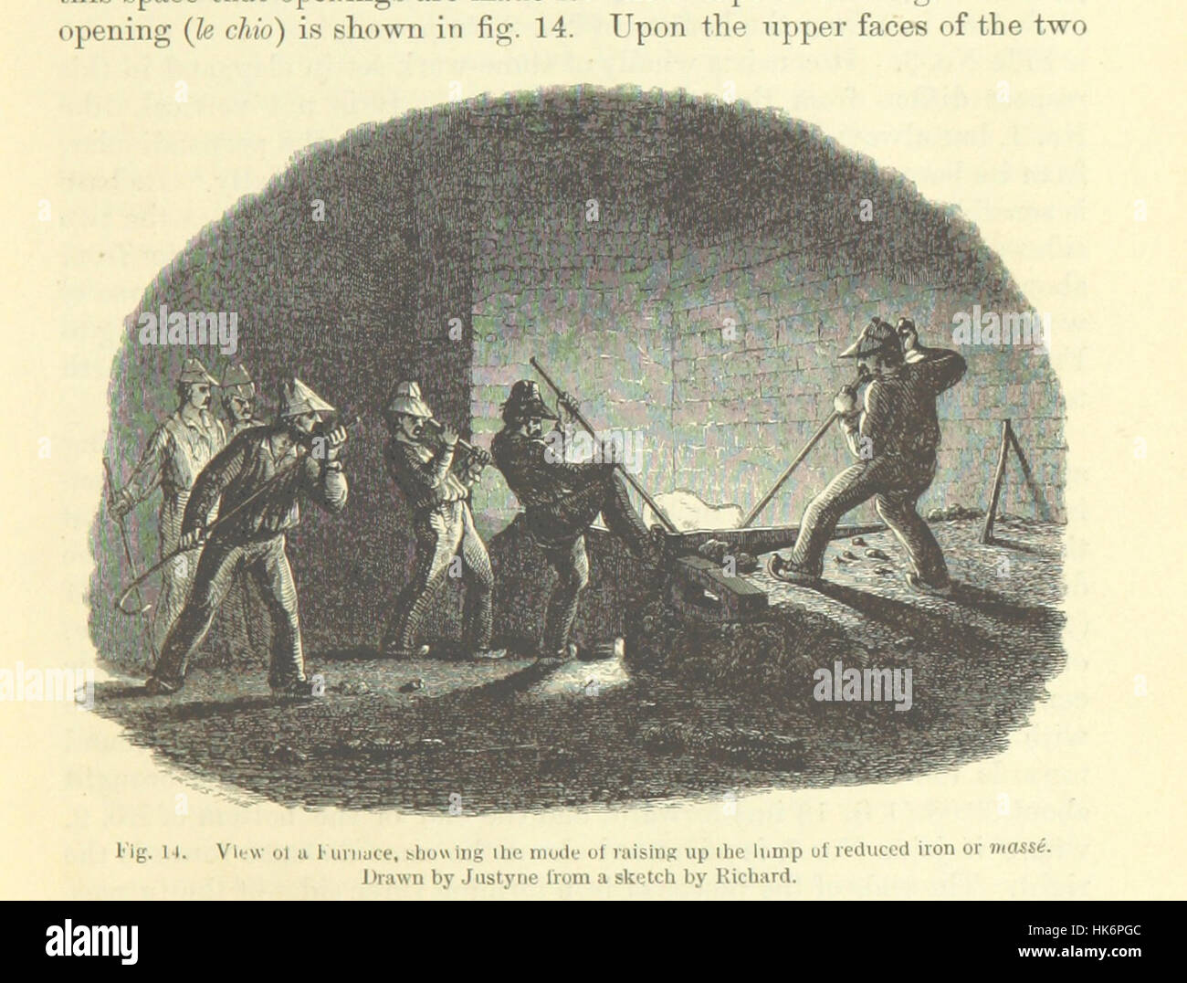 Image from 'Metallurgy' showing the process of metal extraction and ...