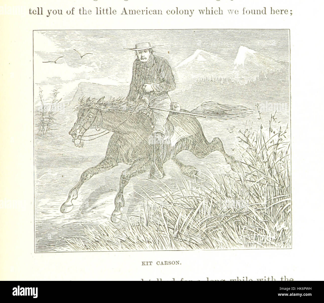 The image illustrates scenes from 'The Marvellous Country', depicting ...