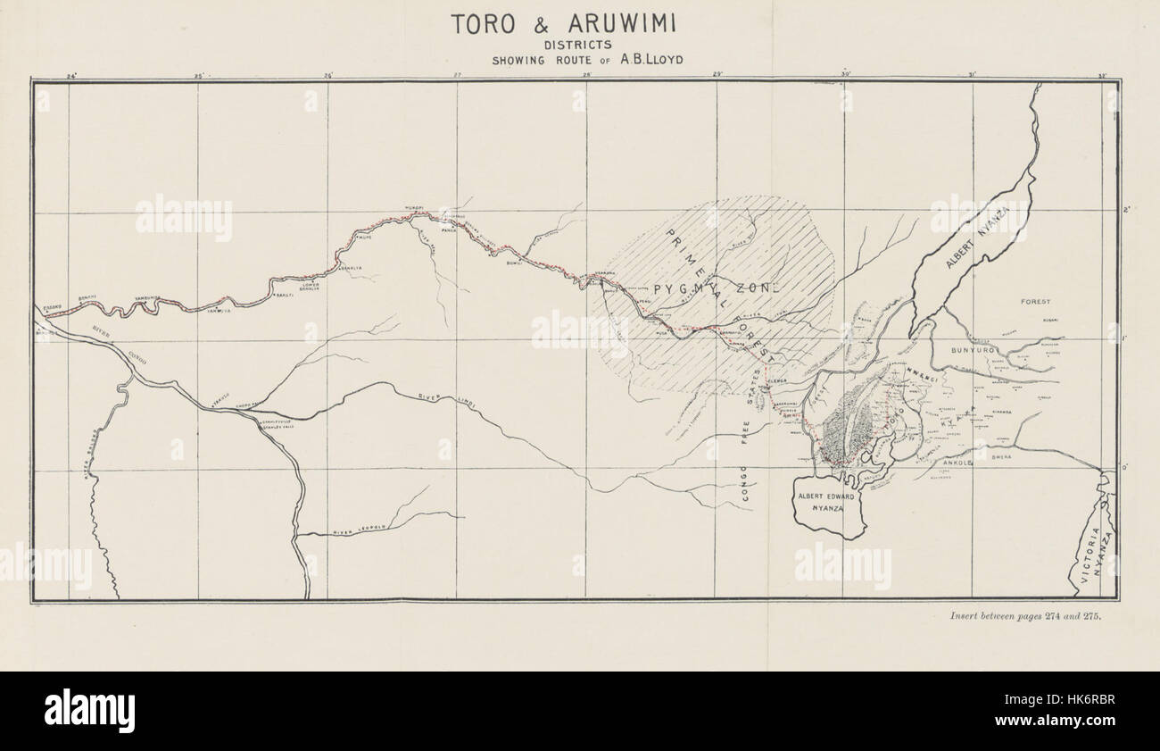 An illustration from 'In Dwarf Land and Cannibal Country', documenting ...
