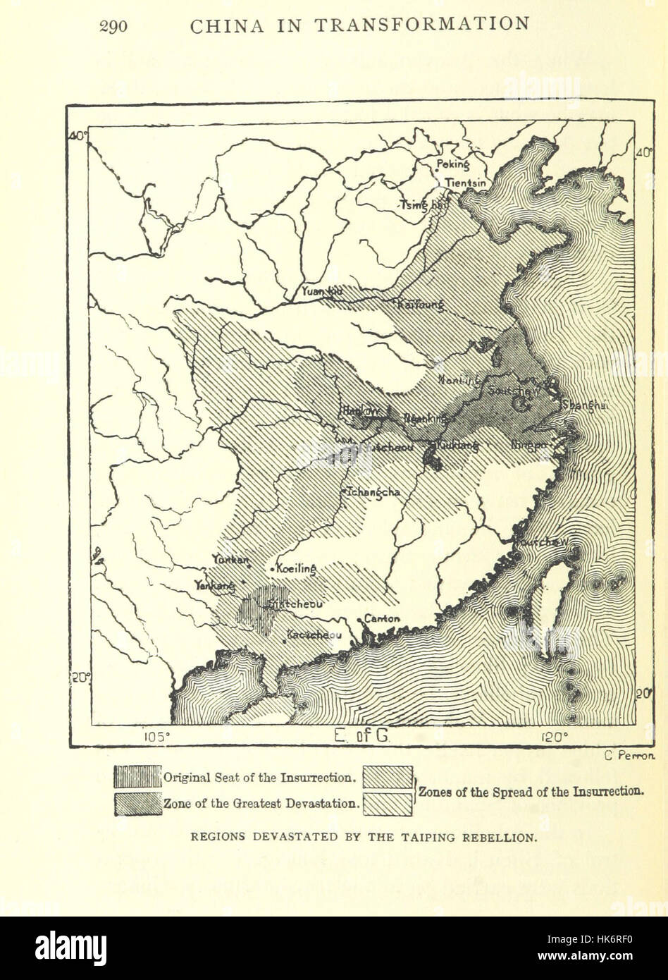 Photograph from 'China in Transformation', showing various maps and ...