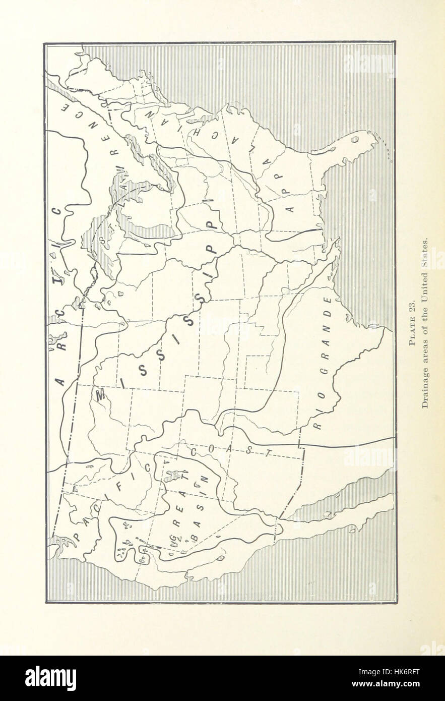 An illustration from 'Elementary Physical Geography', showing key ...