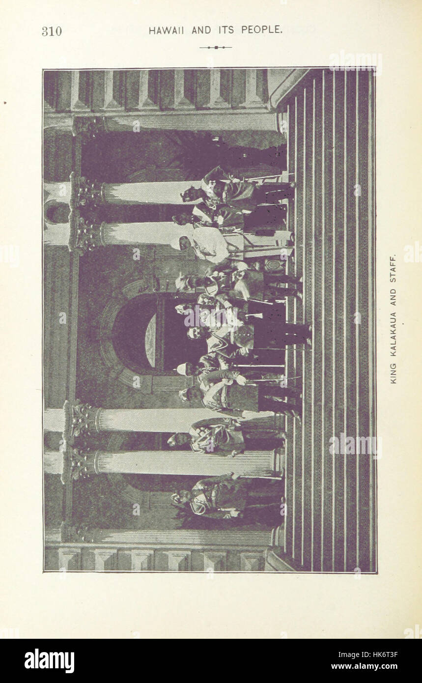 The image from 'Hawaii and its People' features a picturesque scene ...