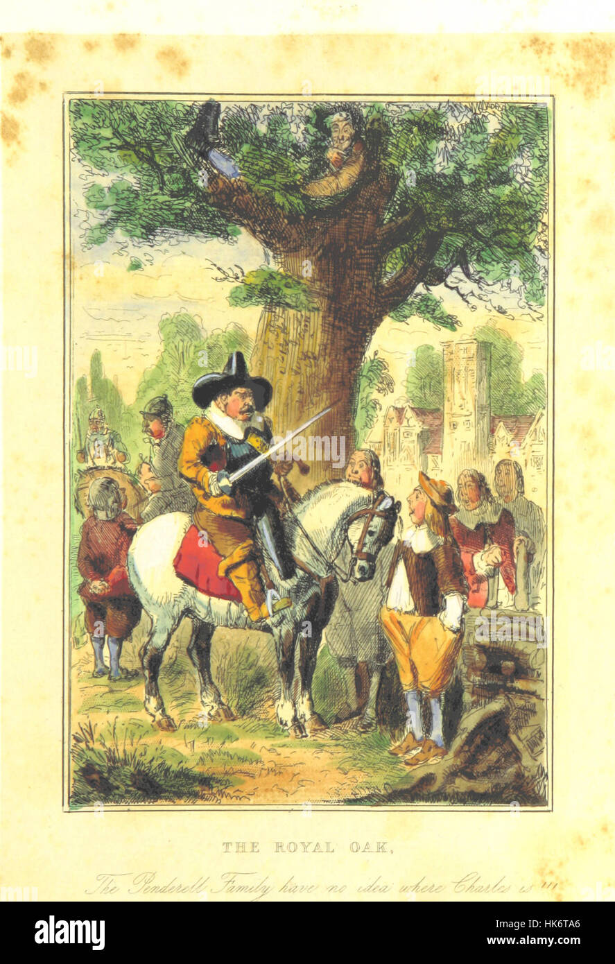 Image from 'The comic history of England', featuring humorous ...