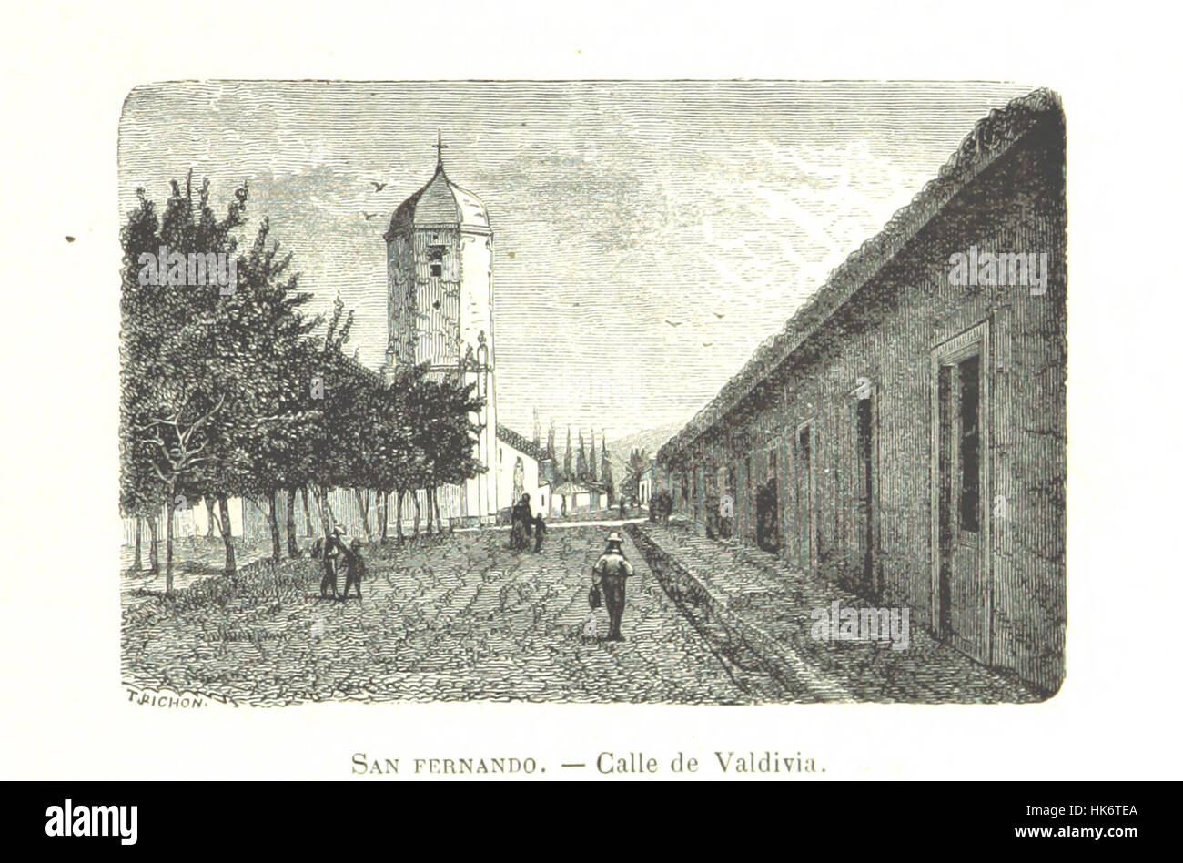 An image from 'Chile ilustrado,' a detailed guide to the geography and ...
