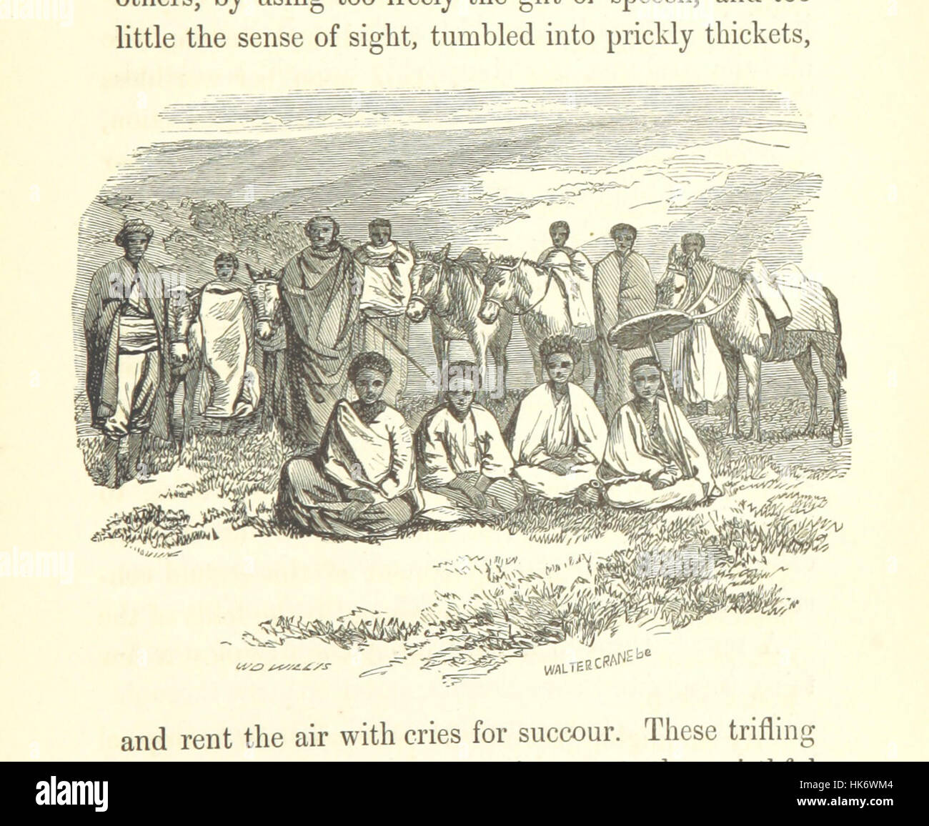An image from 'Wanderings among the Falashas in Abyssinia,' featuring a ...