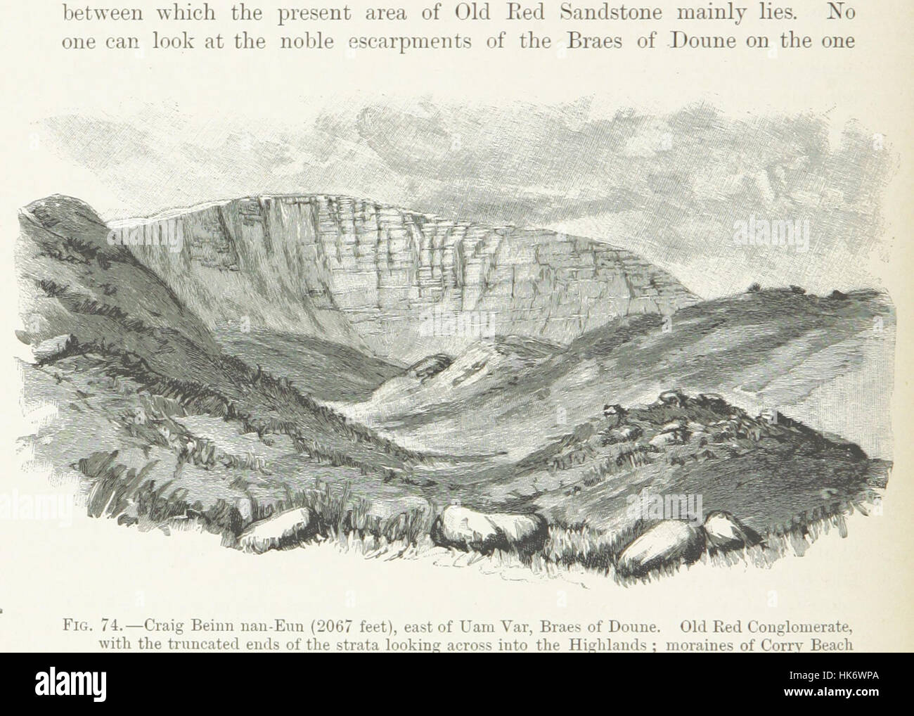Image from 'The Ancient Volcanoes of Great Britain' featuring maps and ...