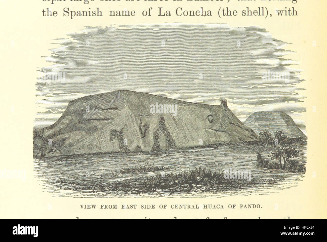 An illustration from 'Two Years in Peru,' depicting the exploration of ...