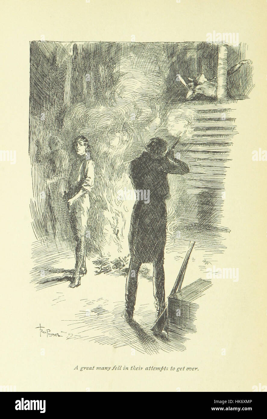 Image from 'Masterman Ready,' showing illustrations by F. Pegram and ...