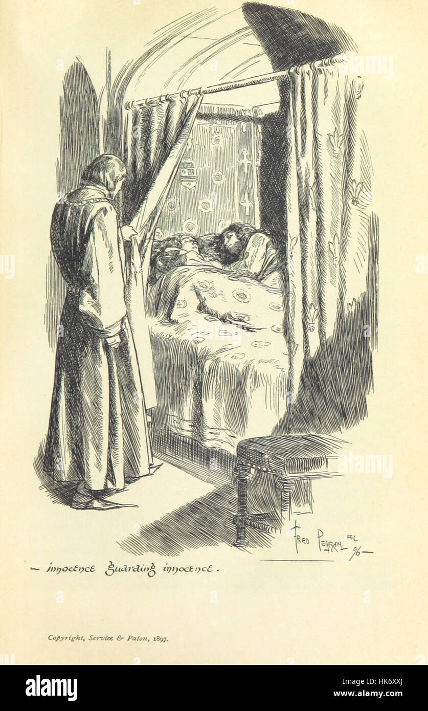 A page from the historical novel 'The Last of the Barons,' depicting ...