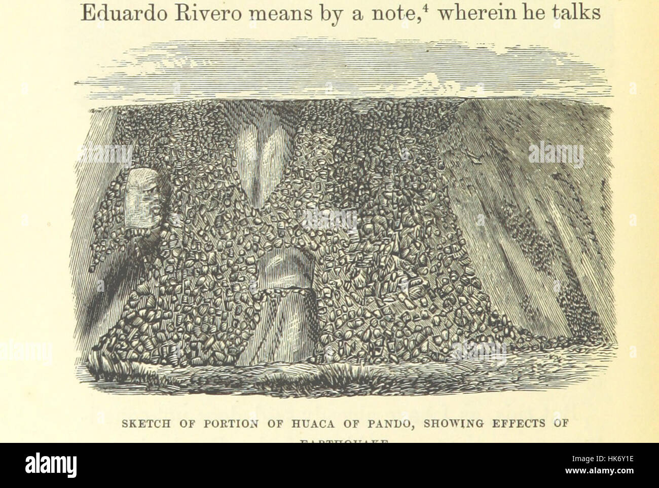 An illustration from 'Two Years in Peru,' documenting an exploration of ...