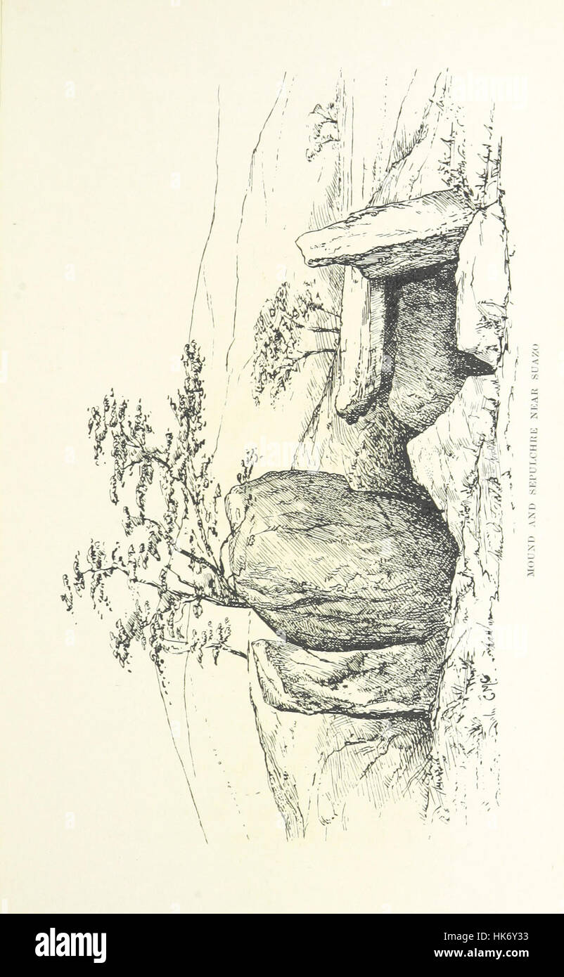 Illustration from 'In Northern Spain', featuring a map and 89 ...