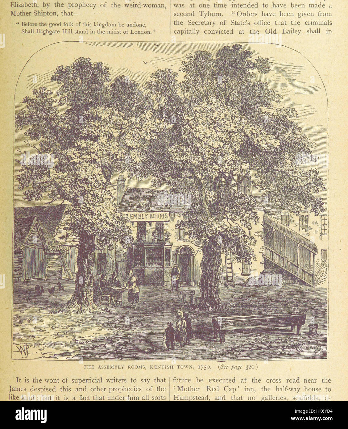 An image from 'Old & New London,' illustrating the transformation of ...