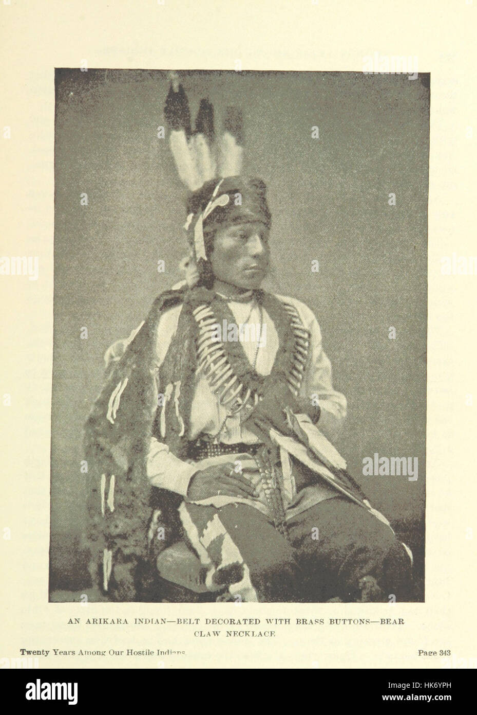 An illustration from 'Twenty Years Among Our Hostile Indians,' showing ...