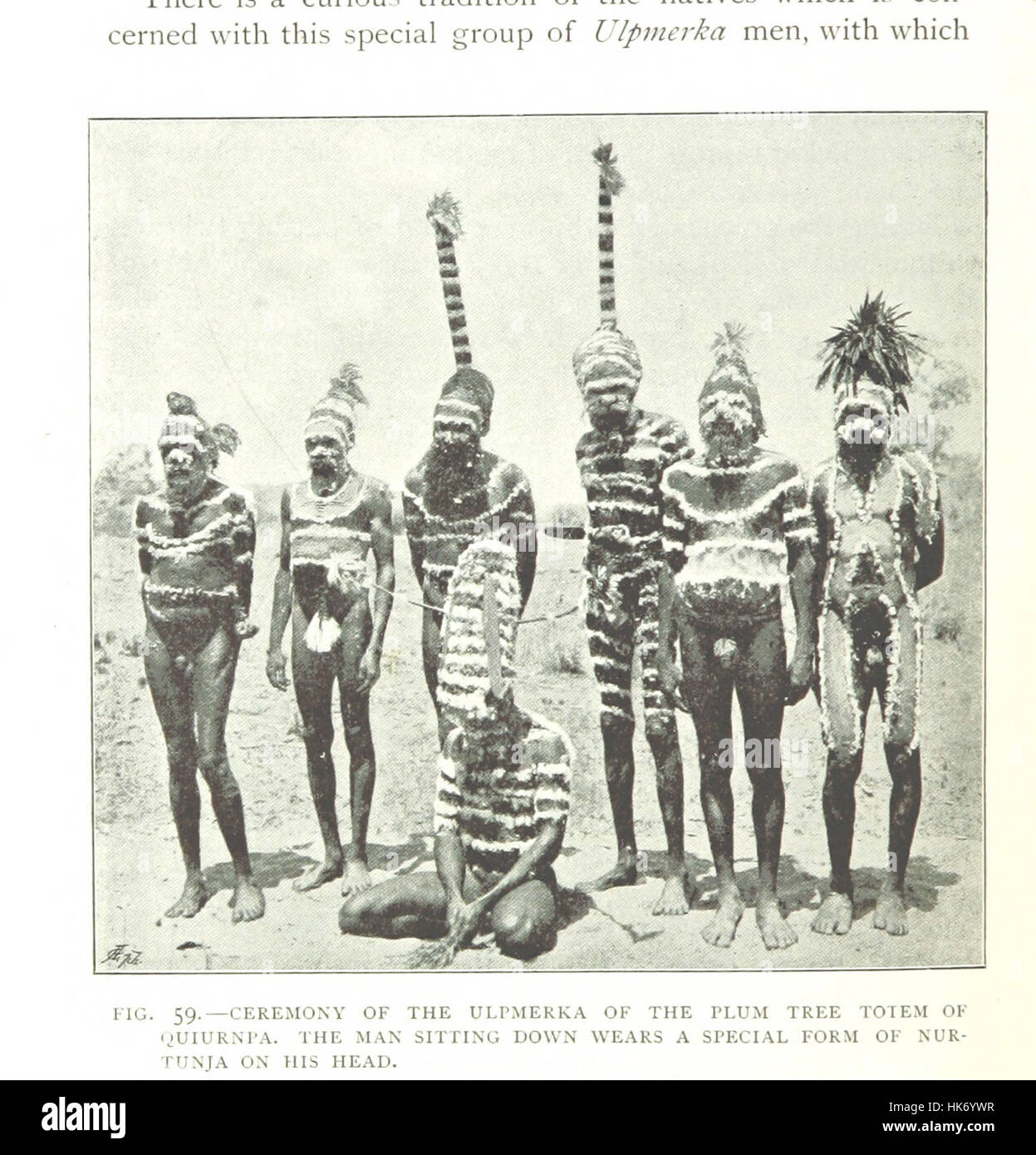 Image from 'The Native Tribes of Central Australia' showing the ...