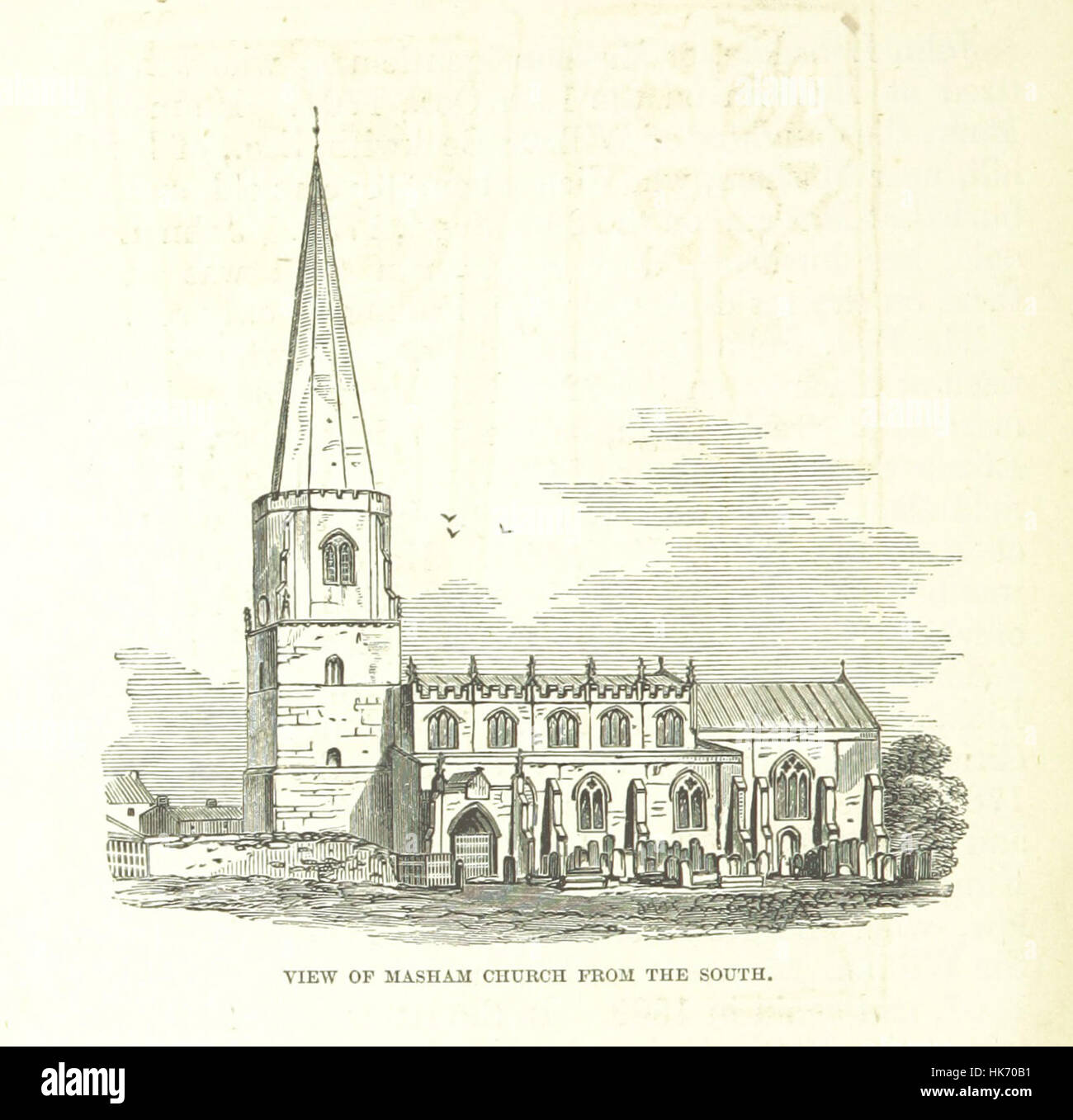 An illustration from 'The History and Antiquities of Masham and ...