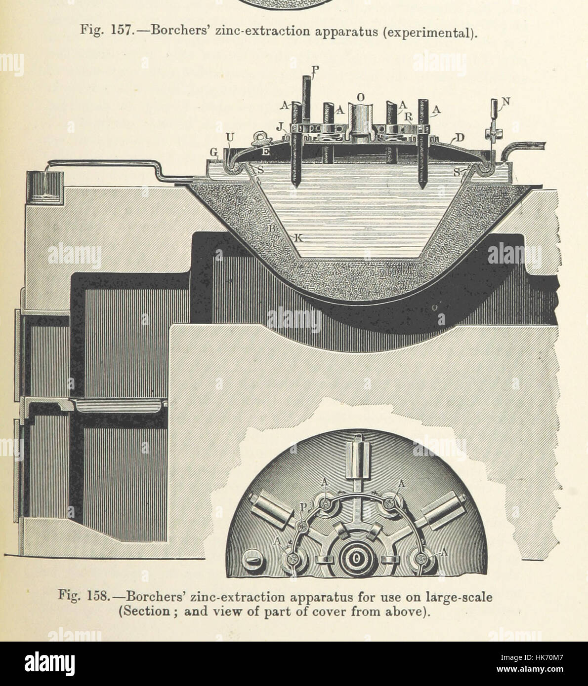 Illustration from 'Electric Smelting and Refining', focusing on the ...