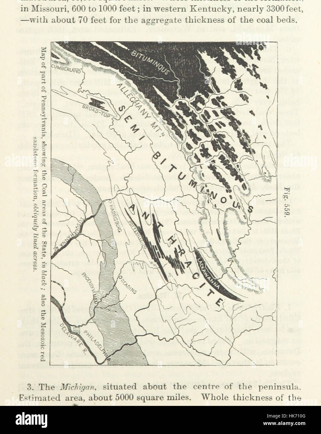 An image from page 345 of the 'Manual of Geology,' which discusses ...