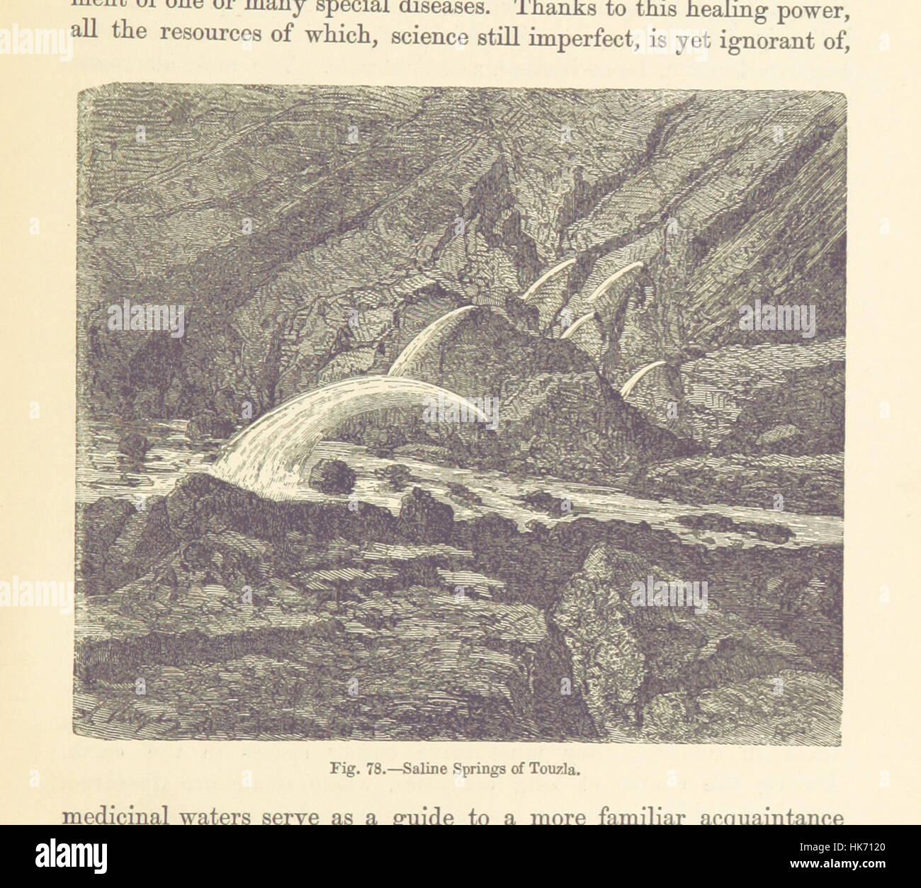 An illustration from 'The Earth', showing the Earth's natural phenomena ...