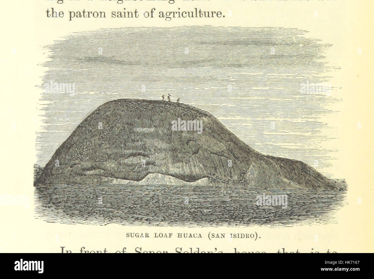 The image shows an illustration from 'Two Years in Peru,' documenting ...