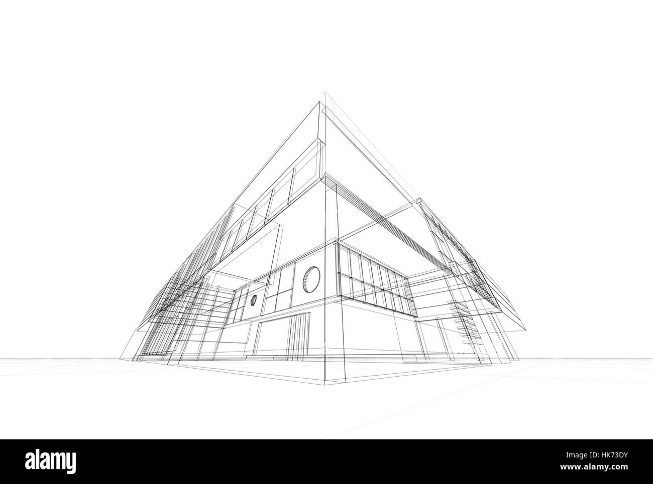 house, building, office, model, design, project, concept, plan, draft ...