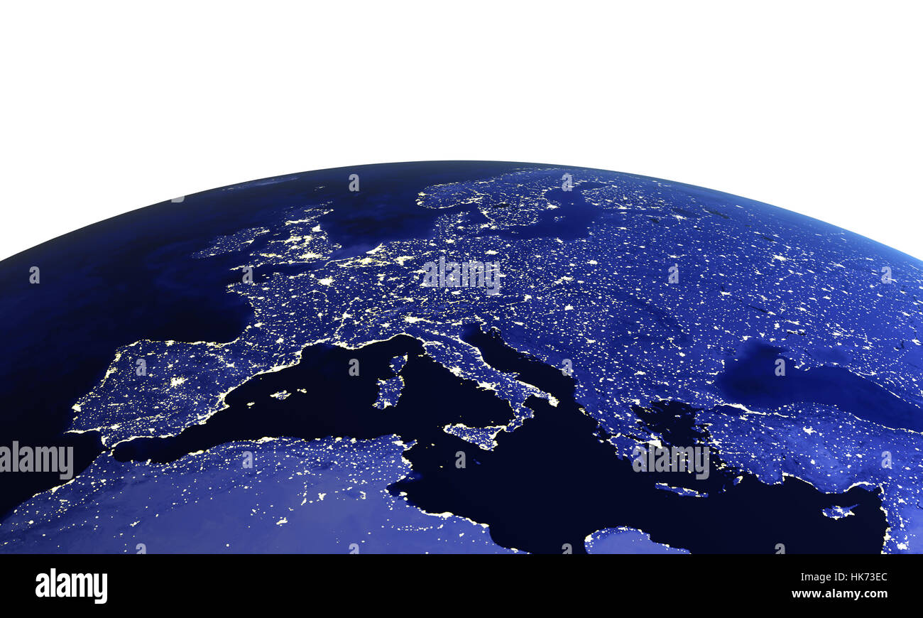 blue, single, isolated, space, graphic, night, nighttime, europe ...