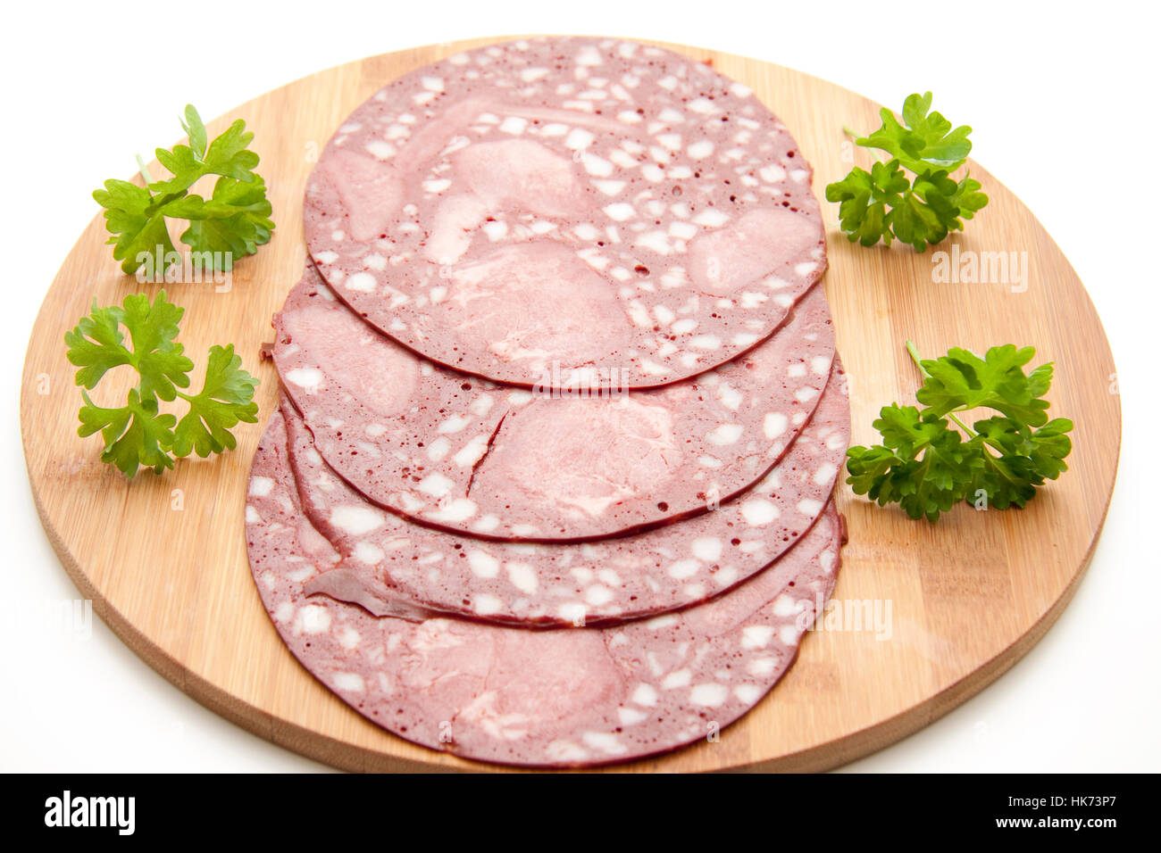 rotwurst with parsley Stock Photo - Alamy
