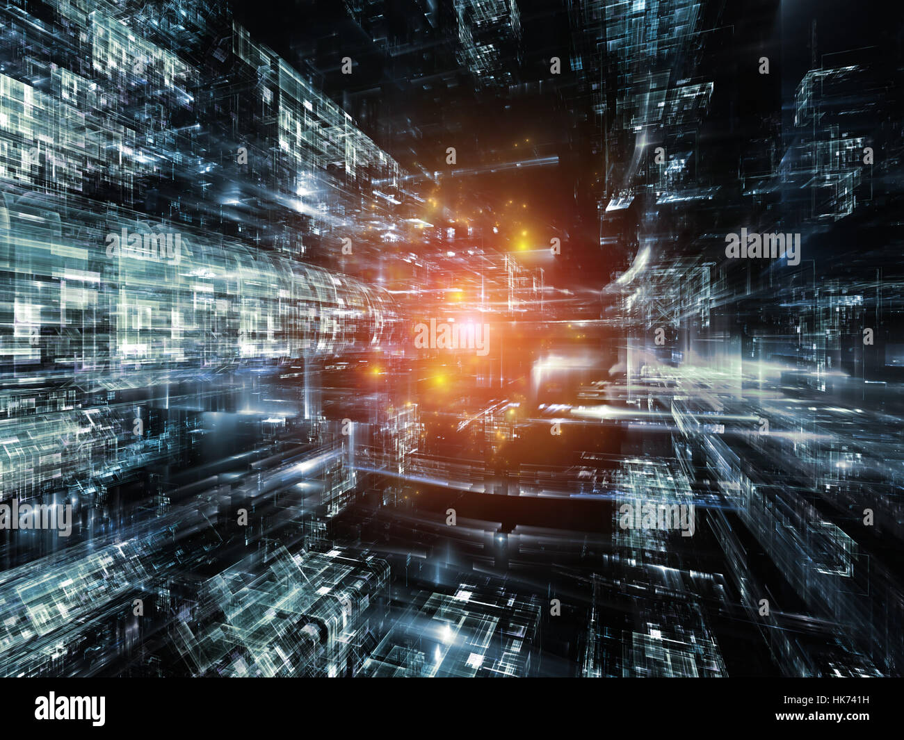 sign, signal, city, town, horizon, space, industrial, science, future ...