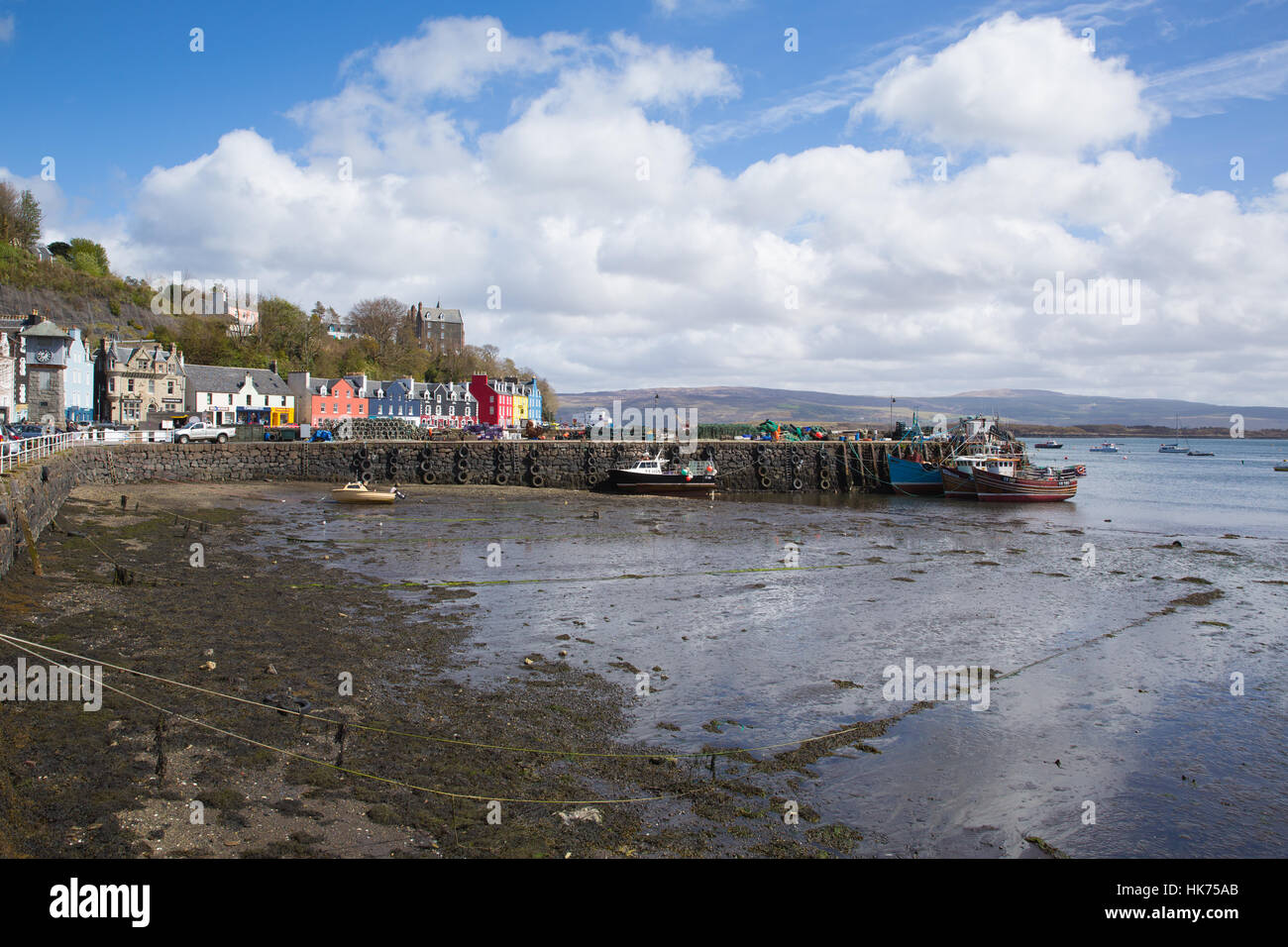 Tobermory harbour Isle of Mull Scotland uk small town in Scottish Inner ...