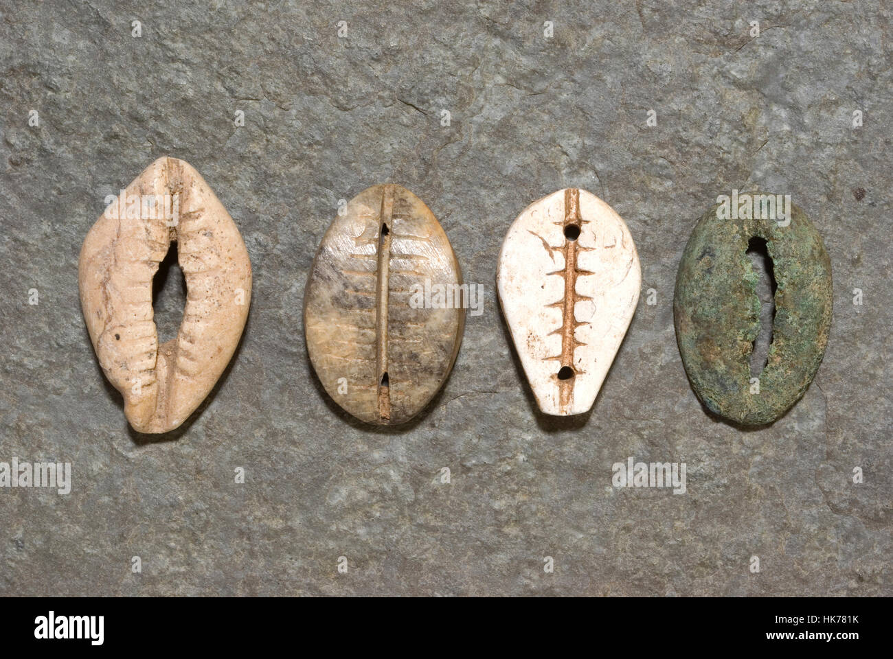 Ancient Chinese Cowrie Shell Imitations Stock Photo - Alamy