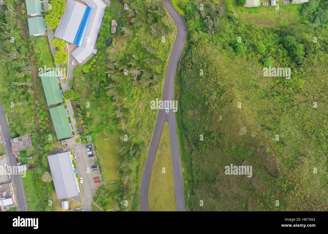 Aerial top view city square hi-res stock photography and images - Alamy