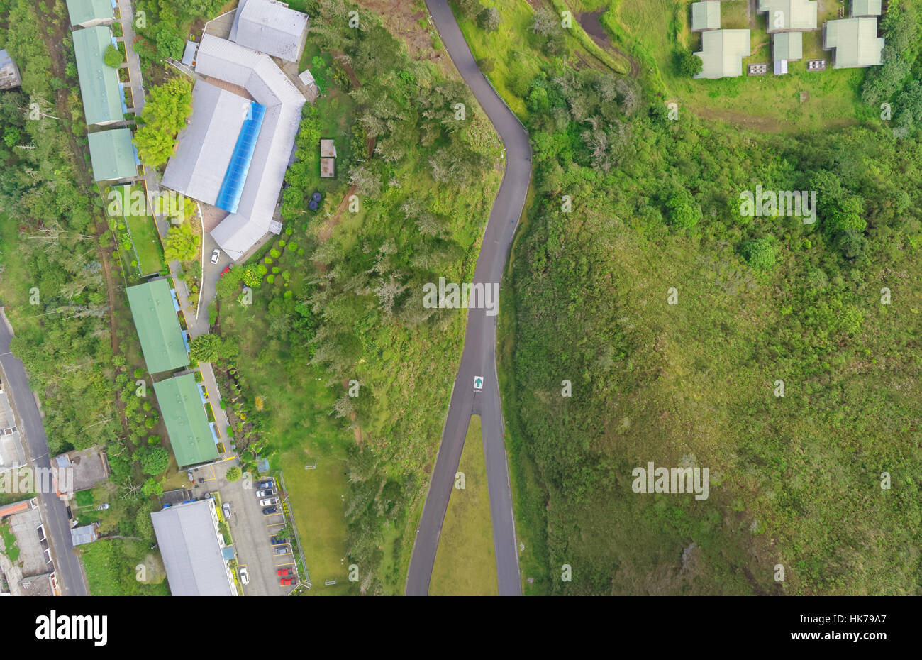 Aerial top view city square hi-res stock photography and images - Alamy