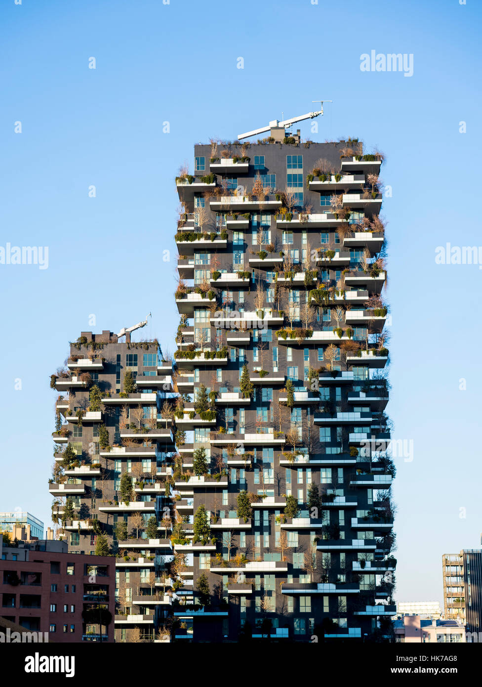 Bosco verticale buildings in milan hi-res stock photography and images ...