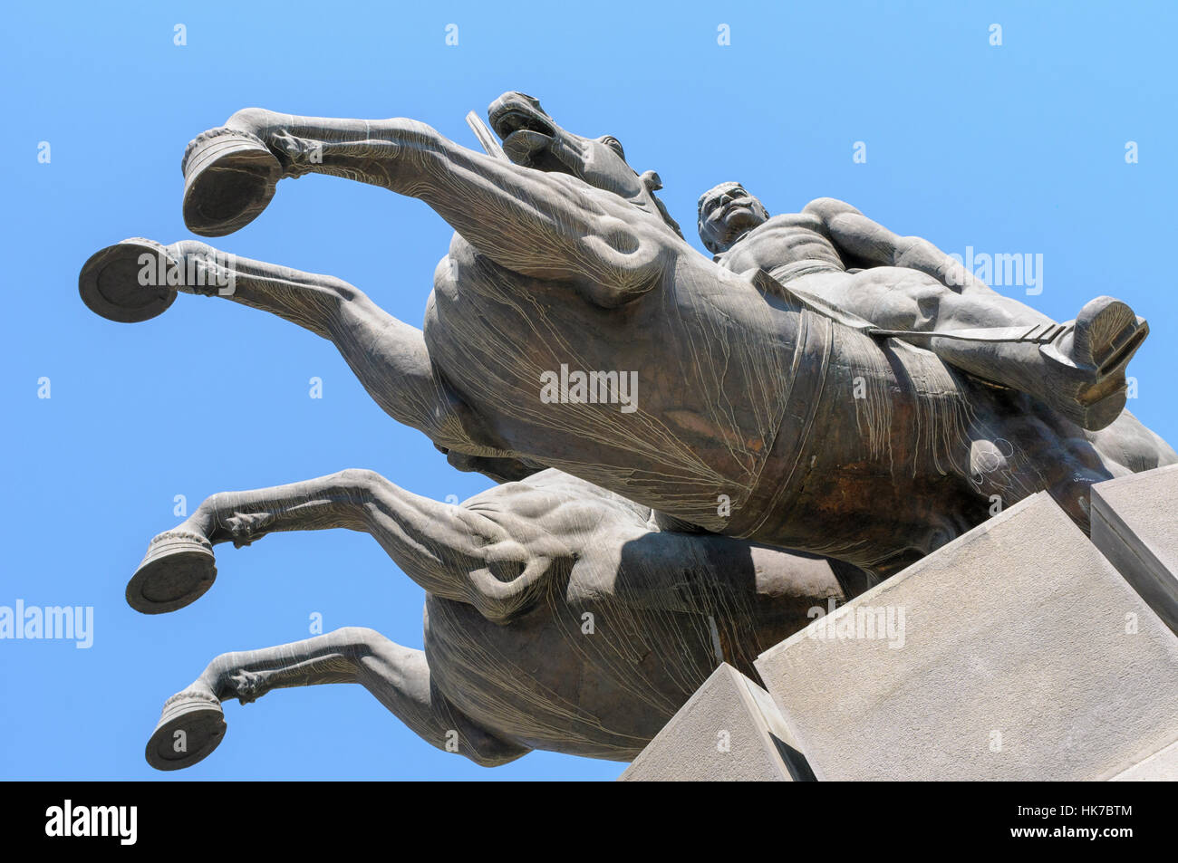 Statue of Andranik Ozanian, Yerevan, Armenia Stock Photo - Alamy