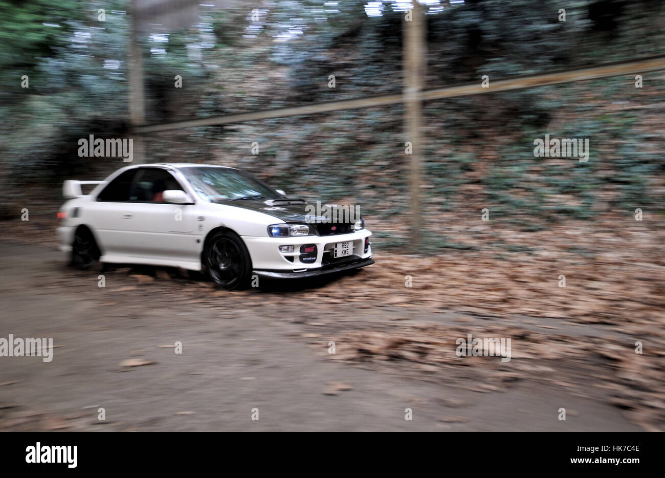 Subaru Impreza Turbo STi Type R high performance 4x4 sports car Stock ...