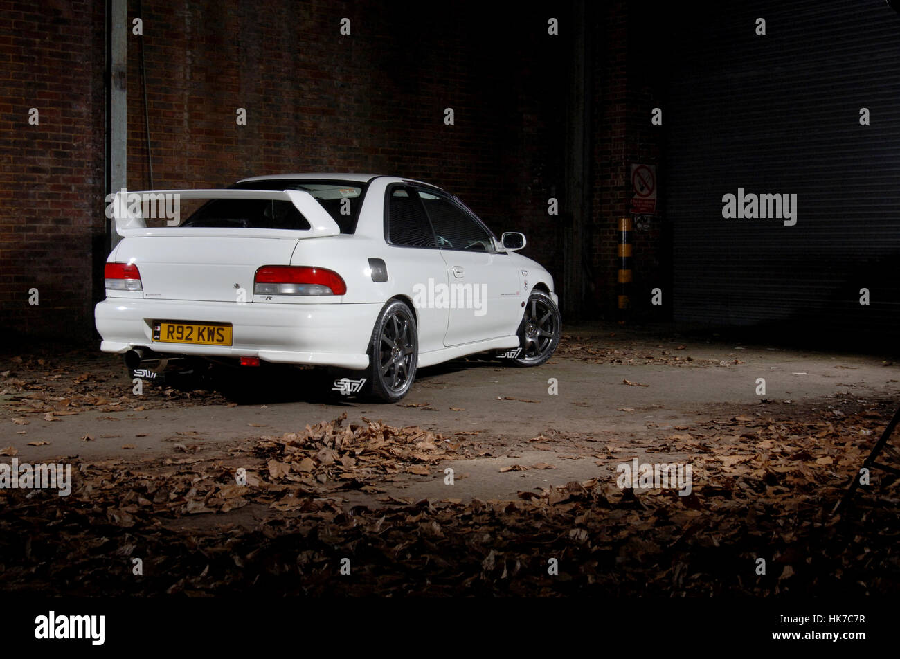 Subaru Impreza Turbo STi Type R high performance 4x4 sports car Stock ...