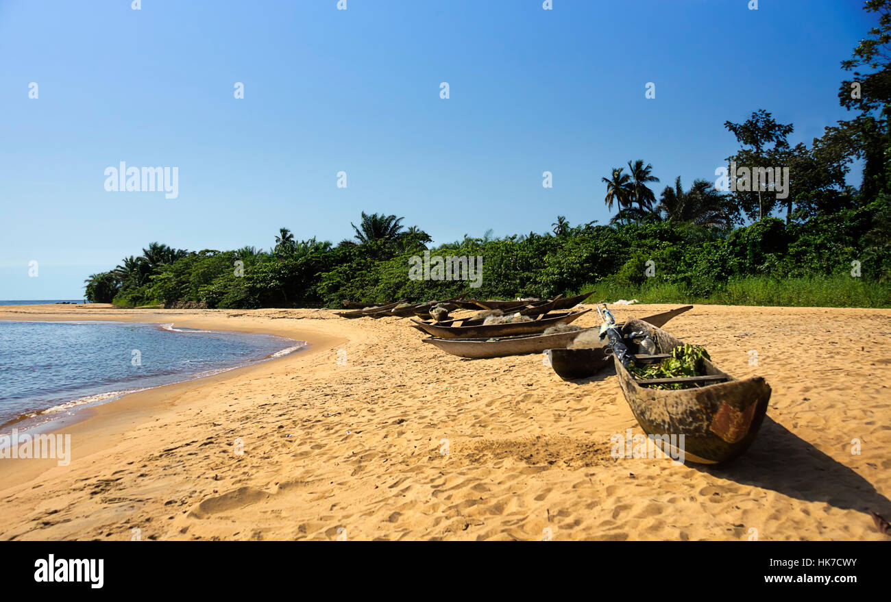 africa, fisherman, cameroon, africa, beach, seaside, the beach ...