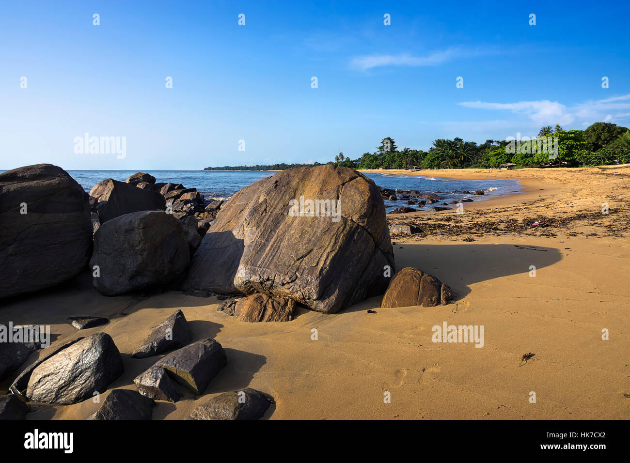 africa, beach, seaside, the beach, seashore, cameroon, tropics, africa ...