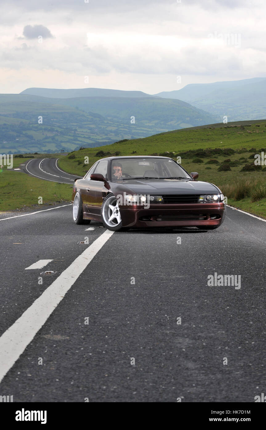 1991 Nissan S13 Silvia modified and tuned Japanese sports car on a ...