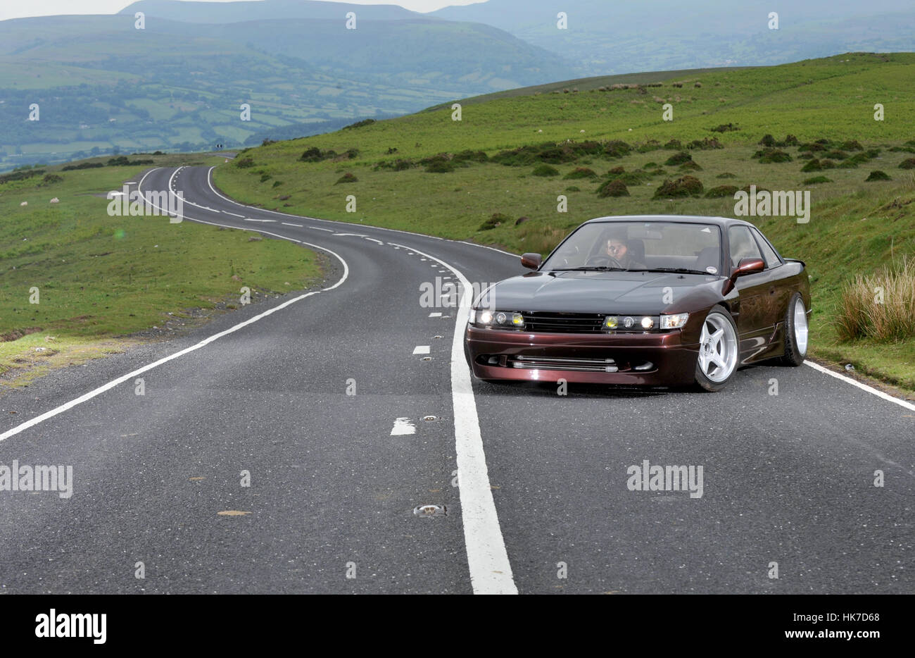 1991 Nissan S13 Silvia modified and tuned Japanese sports car on a ...