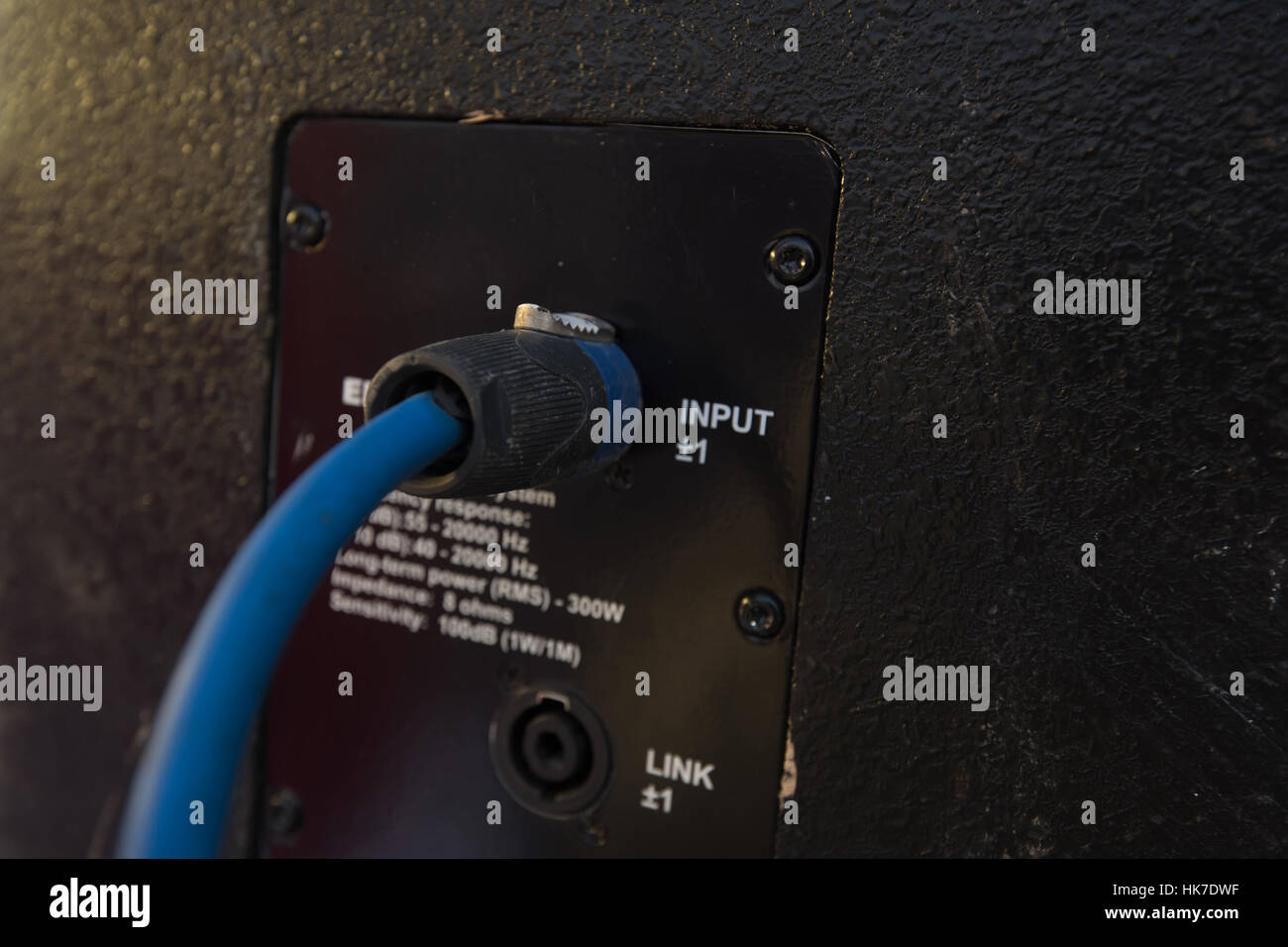 TRS connector or audio jack put into socket Stock Photo - Alamy