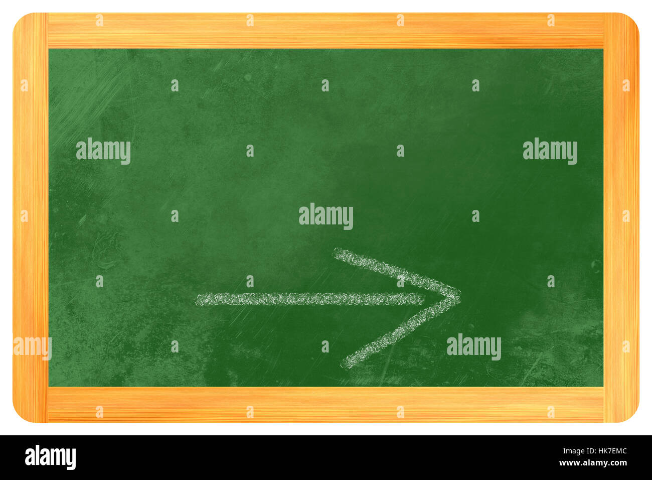 arrow on a blackboard Stock Photo - Alamy