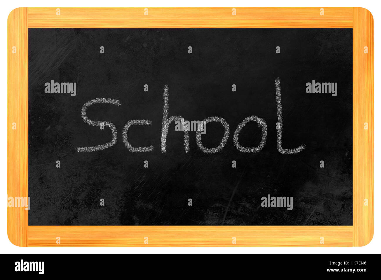 school with chalk on a blackboard Stock Photo - Alamy