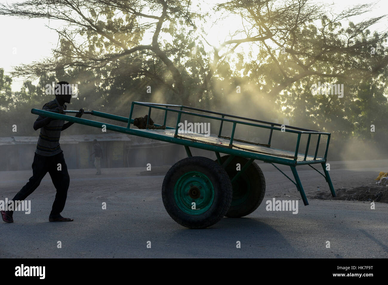 Hand pulled cart hi-res stock photography and images - Alamy