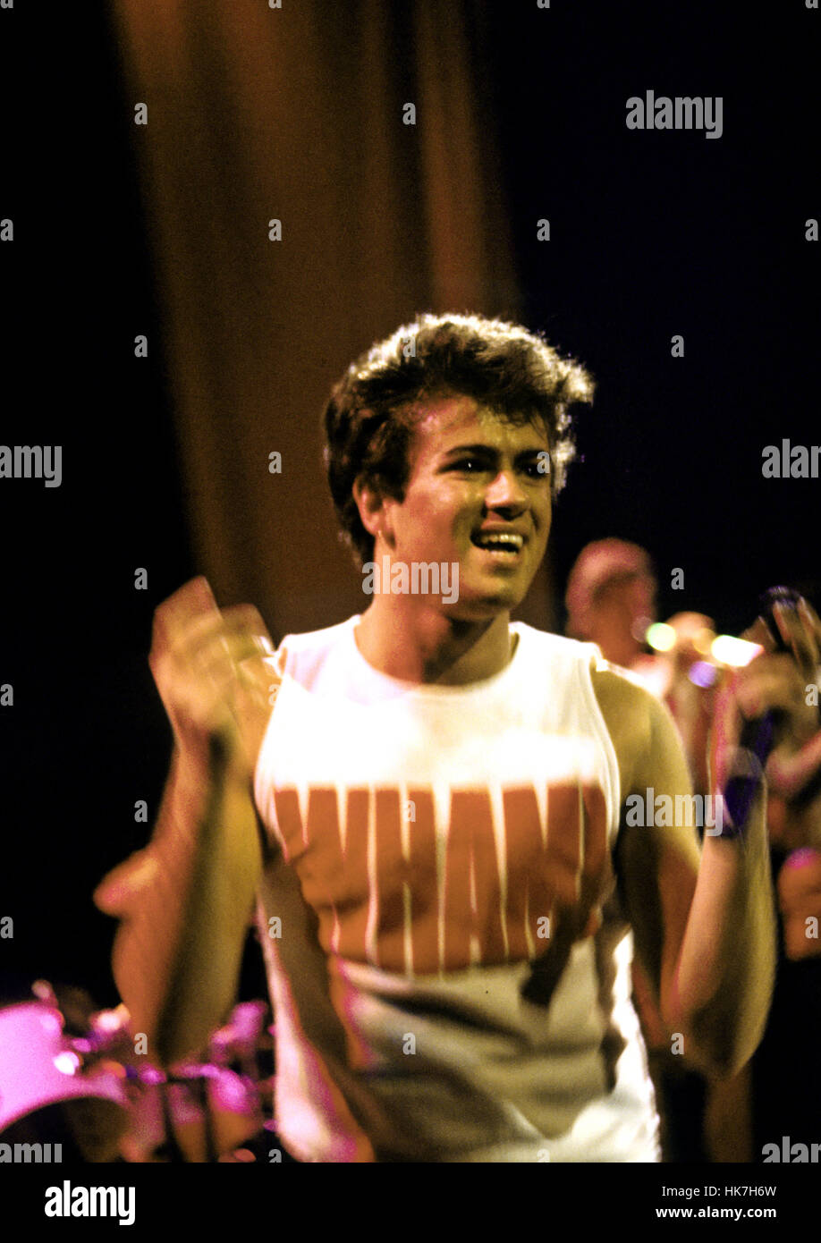 Wham george michael 1983 hi-res stock photography and images - Alamy