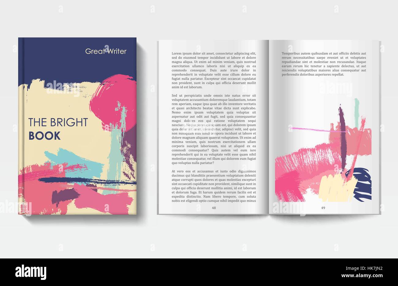 Circle text book hand Stock Vector Images - Alamy