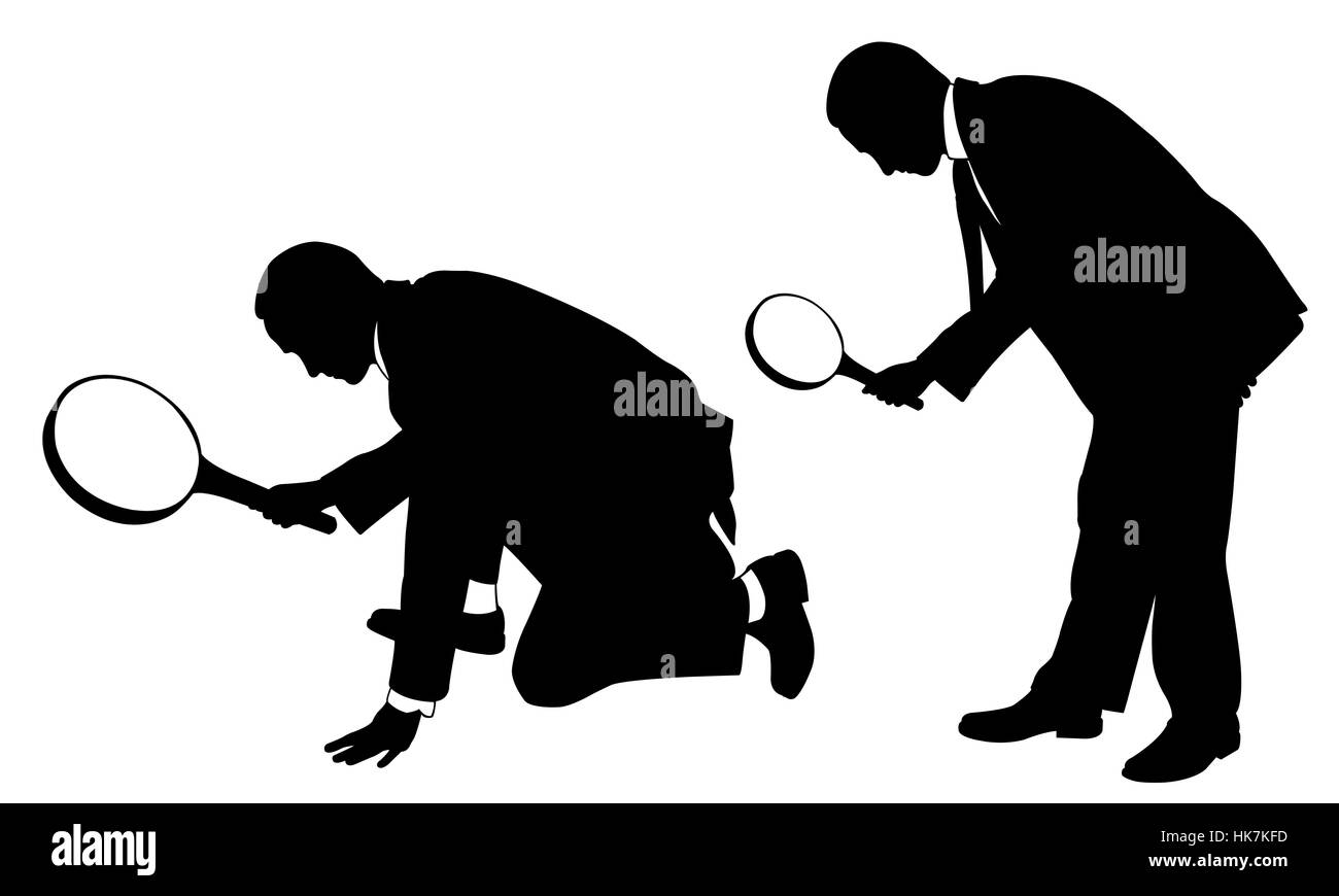 Child Magnifying Glass Silhouette